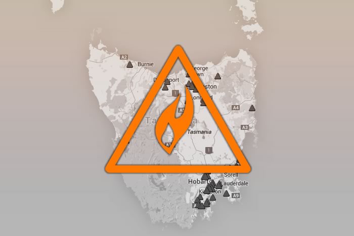 Map: Tasmania fire incidents and warnings - ABC News