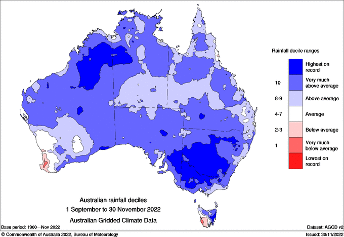 Western Australia's spring weather was cool and wet, but Perth and the ...