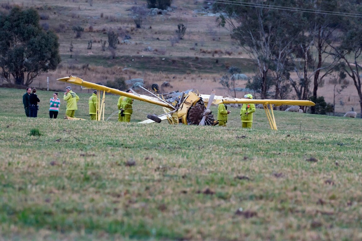 Pilot escapes injury in light plane crash near Tharwa - ABC News