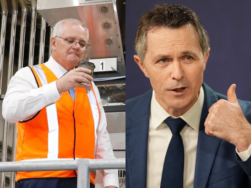 Morrison goes all in on national security, while Albanese speaks from ...