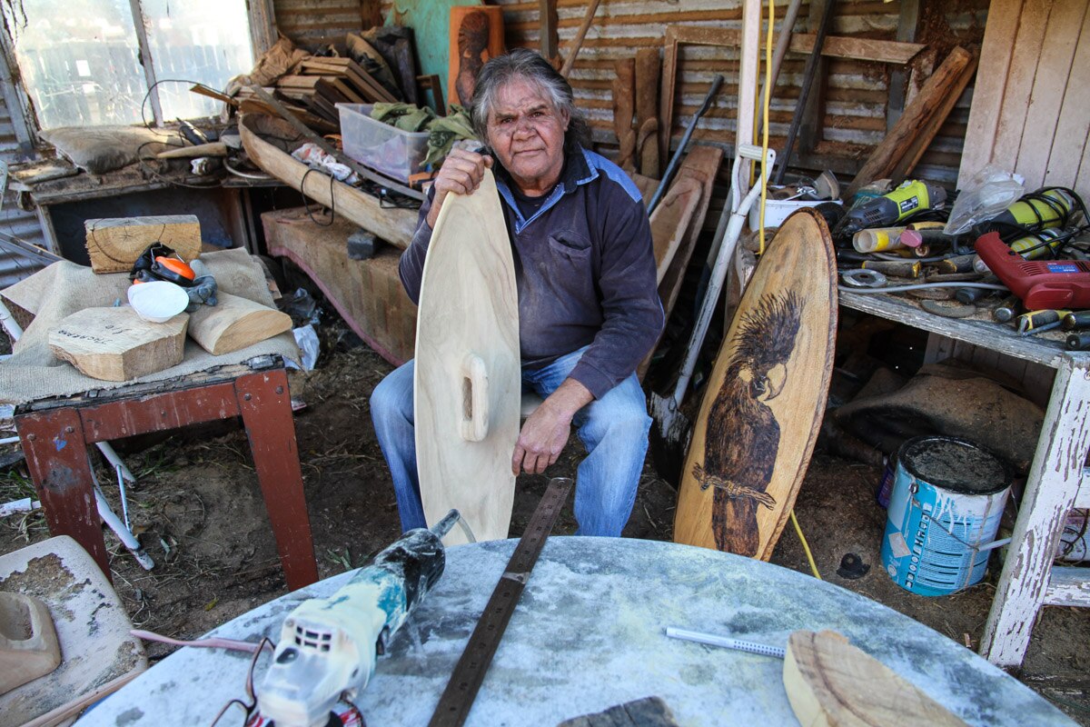 Noel Wellington and the shield within the wood - ABC News