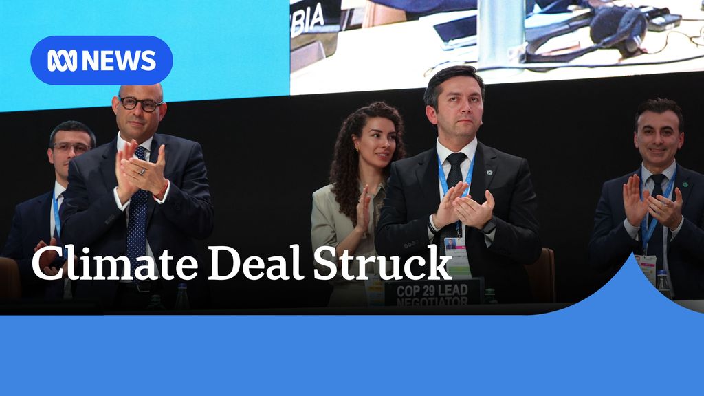 COP29 summit strikes deal on climate financing after mass walkout - ABC ...