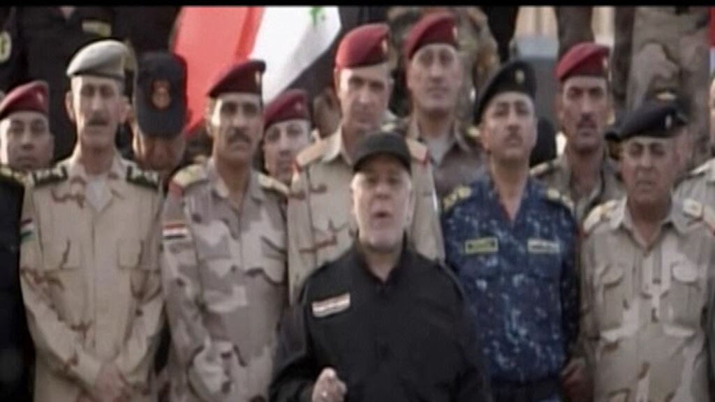 Iraq's Prime Minister formally declares victory against Islamic State ...