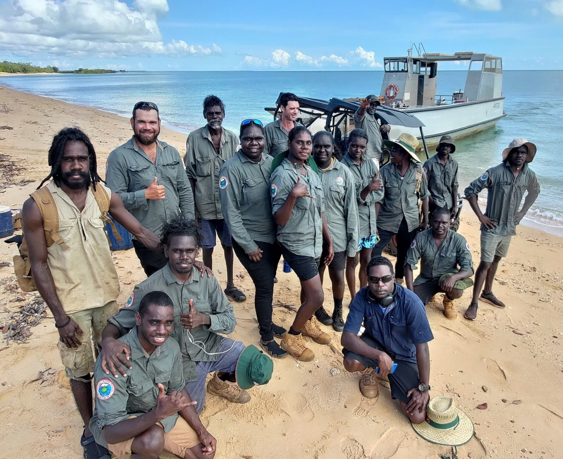 Northern Territory rangers discover capsized boat floating near the ...