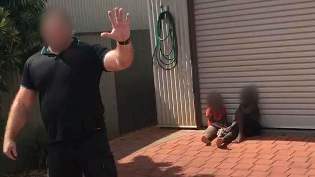 A video live streamed to social media around showed two children, with ...