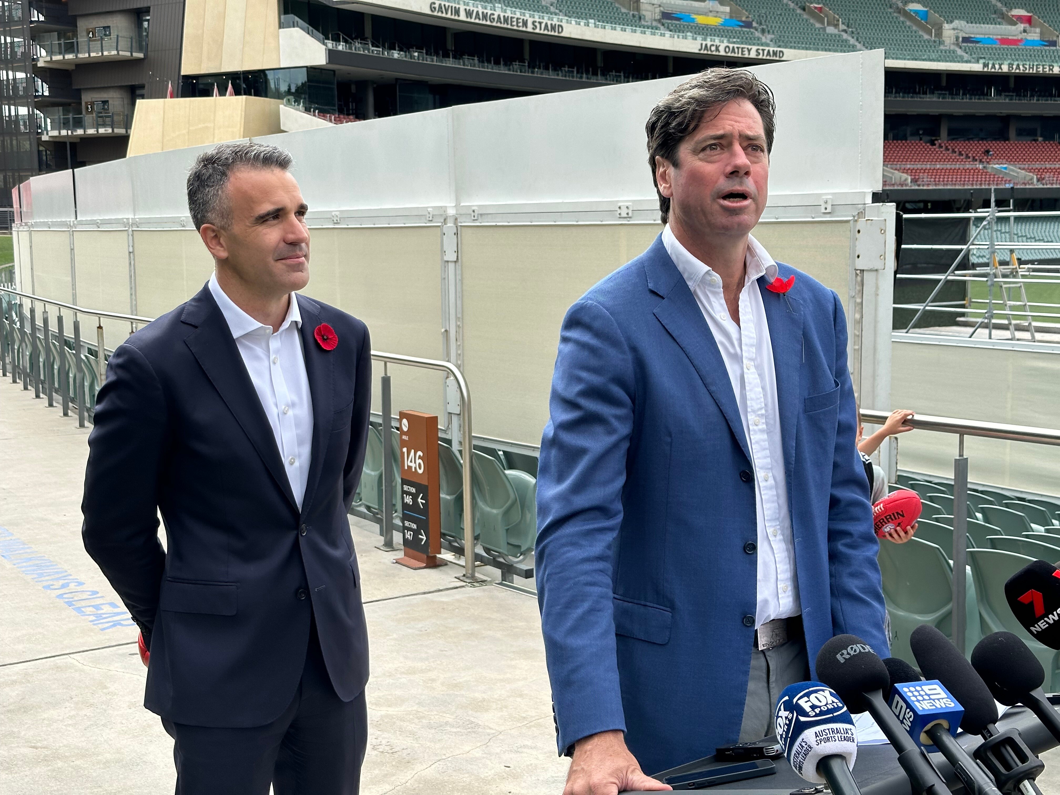Premier addresses AFL press conference comments - ABC listen