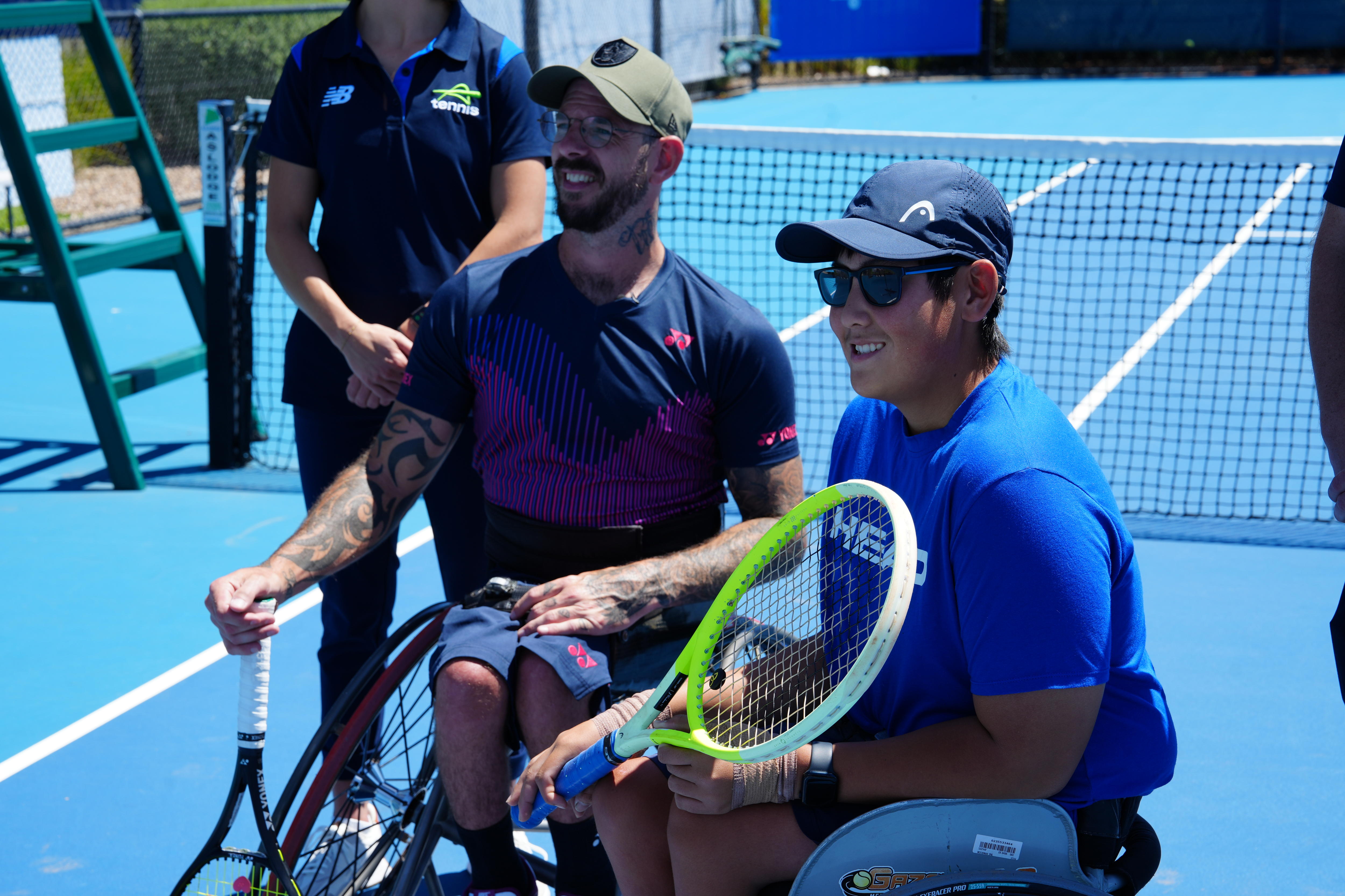 Jin Woodman, 15, earns wildcard to Australian Open wheelchair tennis ...