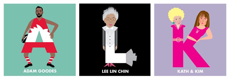 Sonya Feldhoff discovers a new alphabet featuring Aussie Legends. - ABC ...