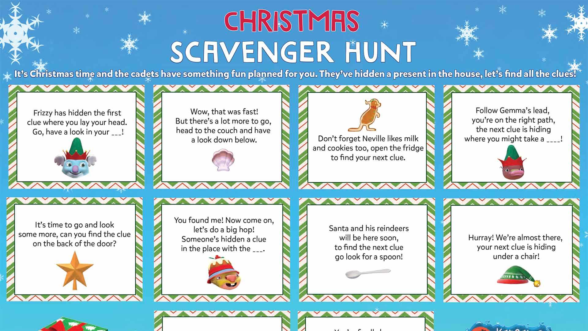 Christmas Scavenger Hunt - ABC Kids