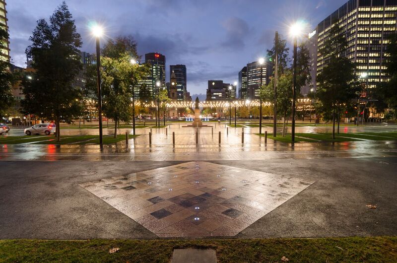 Aboriginal artwork unveiled in Adelaide CBD meeting place - ABC News