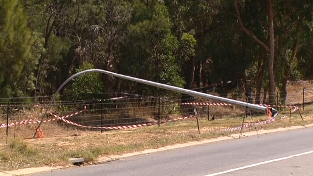 Condition of boy who received electric shock from fallen light pole in ...