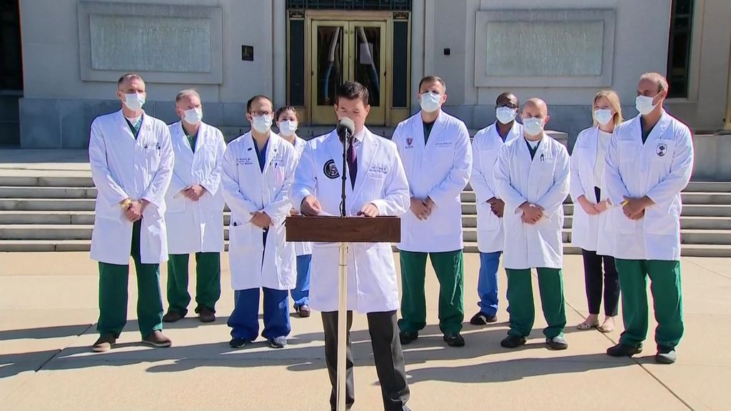 Donald Trump's doctor says US President is doing well - ABC News