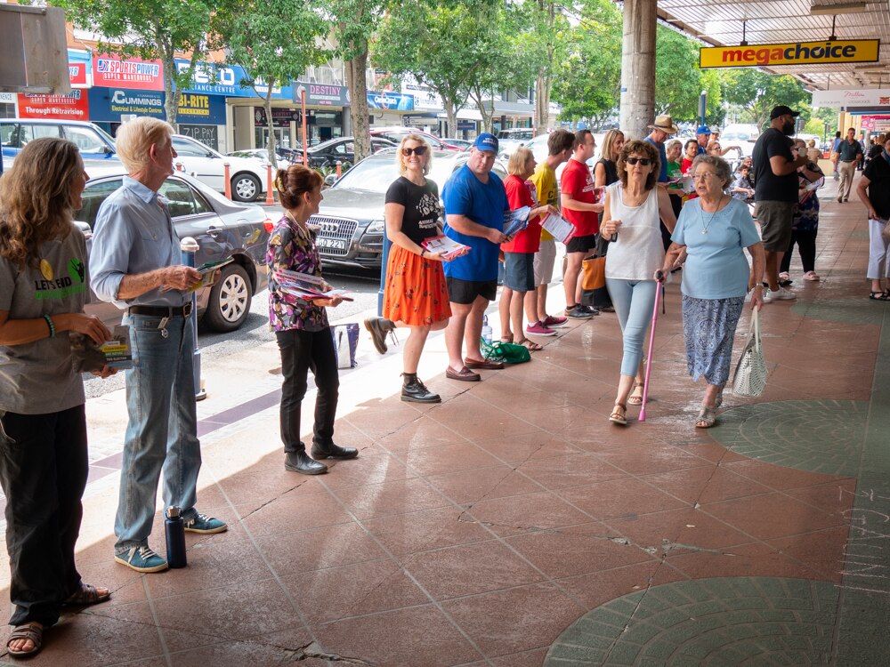 NSW election candidates camp outside pre-polling stations to capture ...