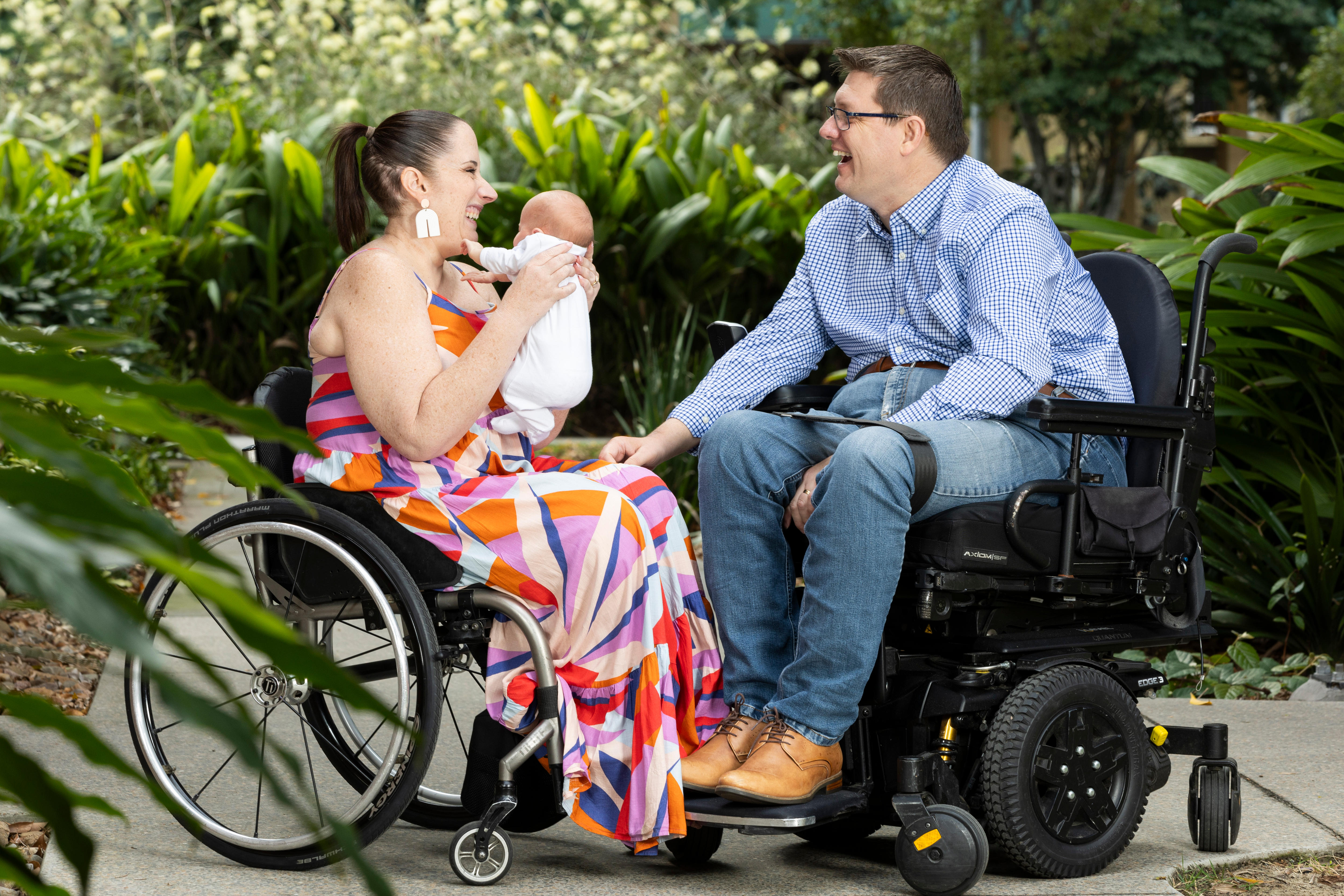 Brisbane couple with disabilities share emotional lead-up to parenthood ...