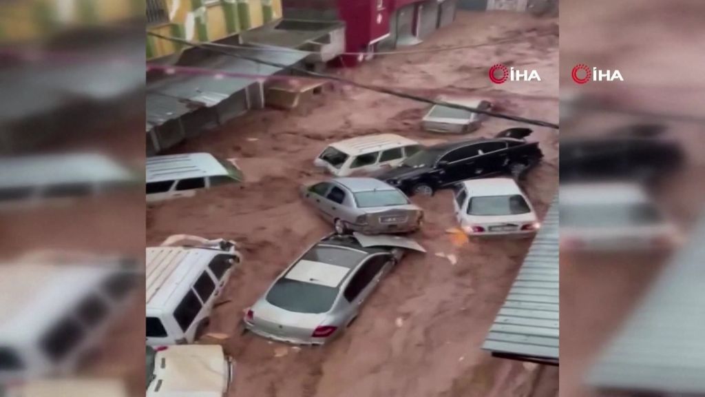 Torrential rain triggers flash floods in earthquake-affected parts of ...