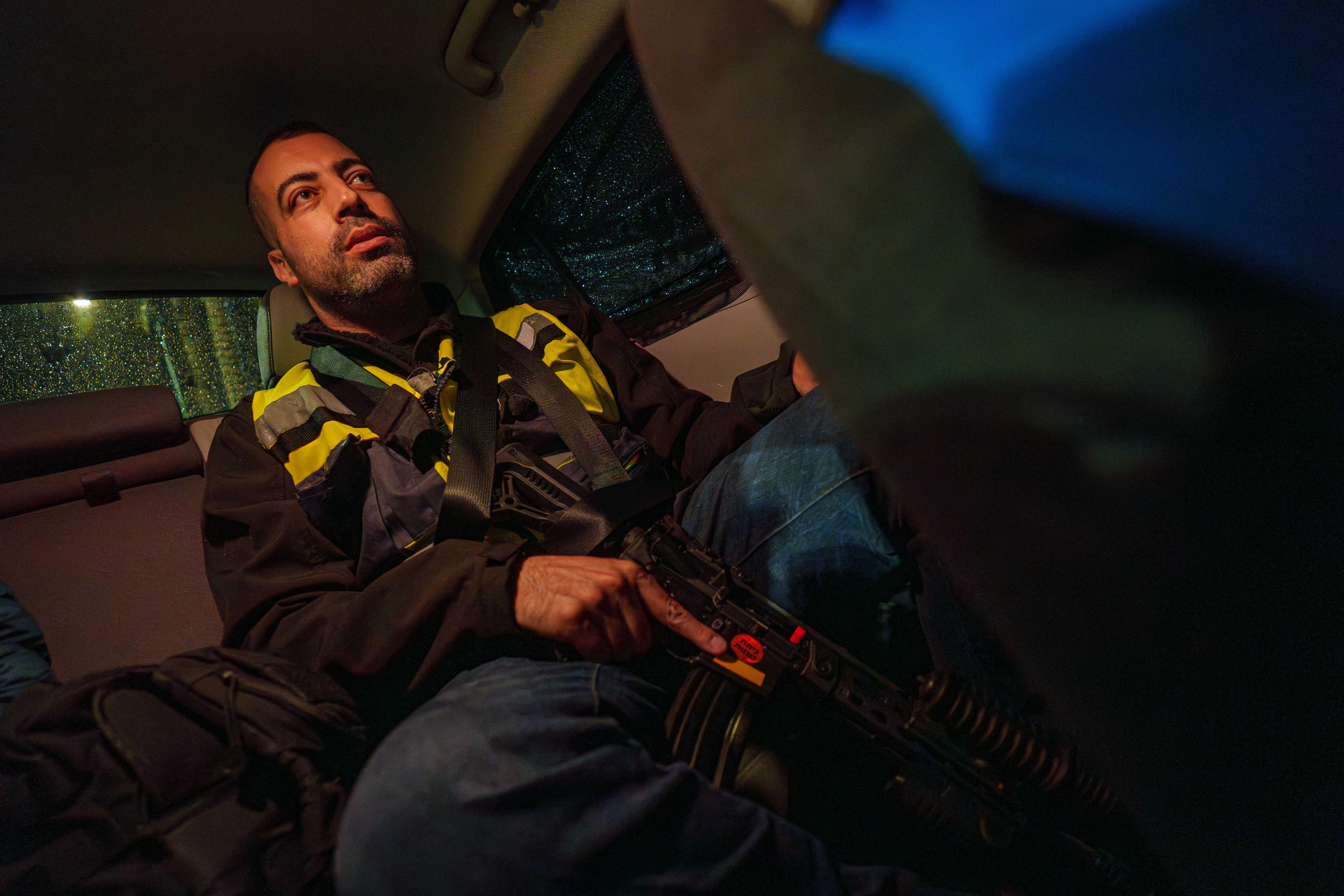 Foreign Correspondent reporter Allyson Horn goes on patrol with an ...