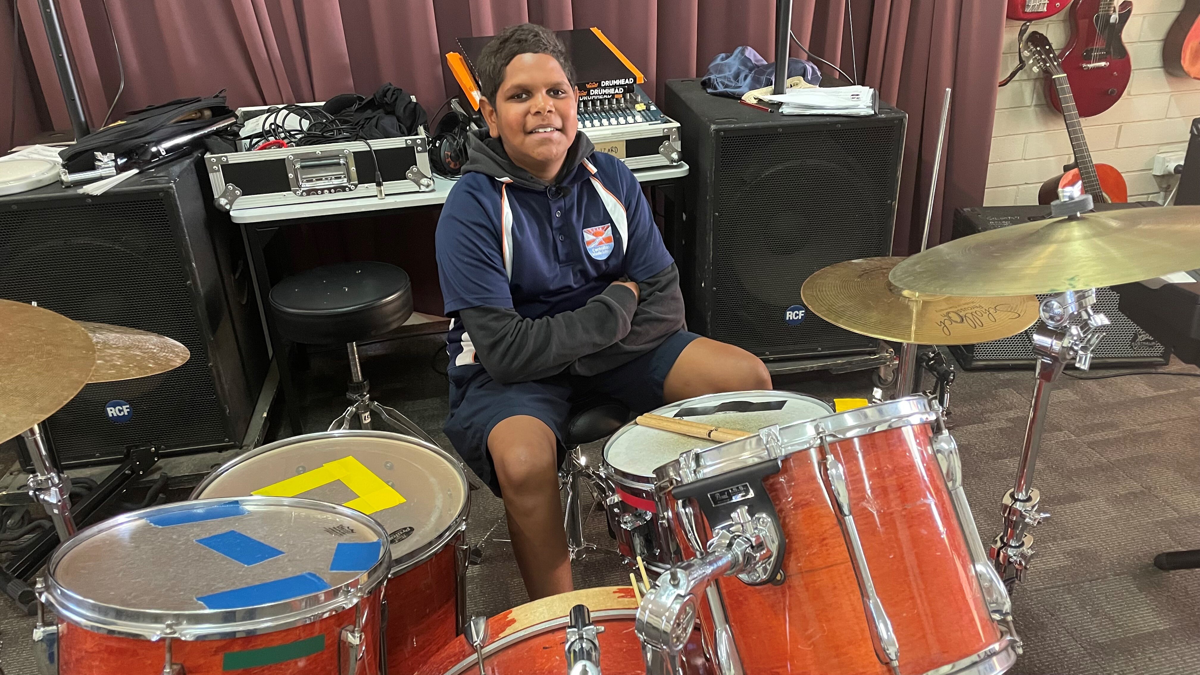 Jack Butcher isn't missing a beat as he follows his drumming dream ...