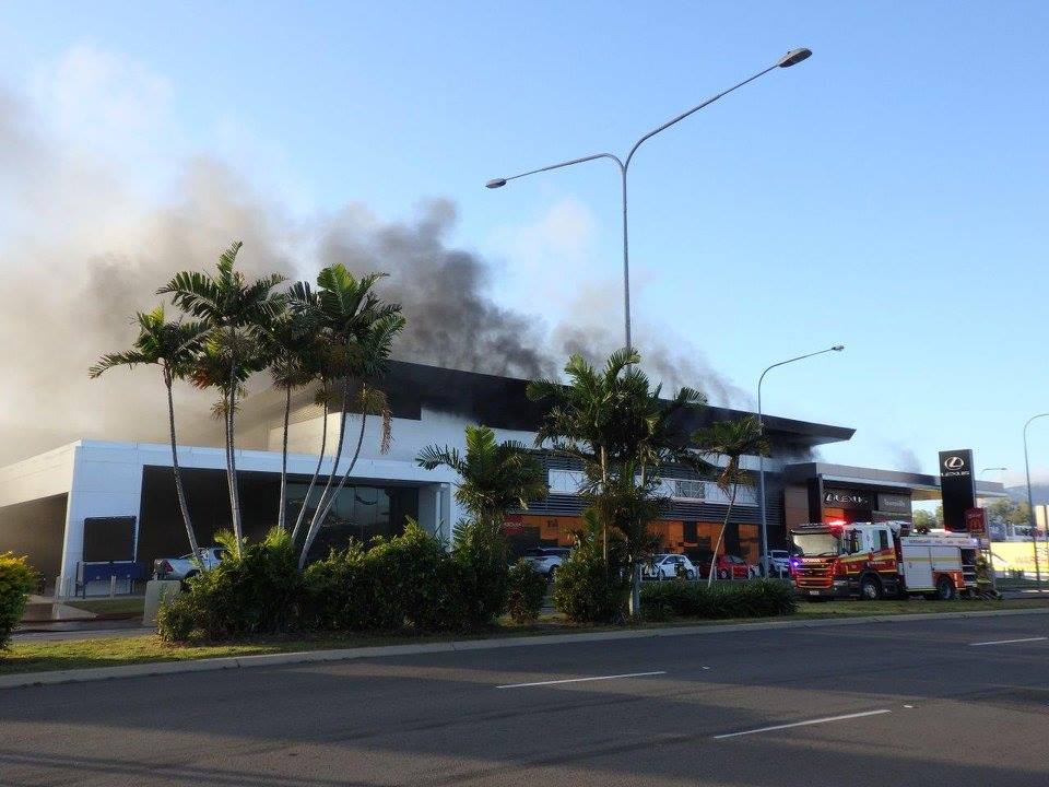Luxury cars destroyed as Lexus dealership fire forces evacuations in ...