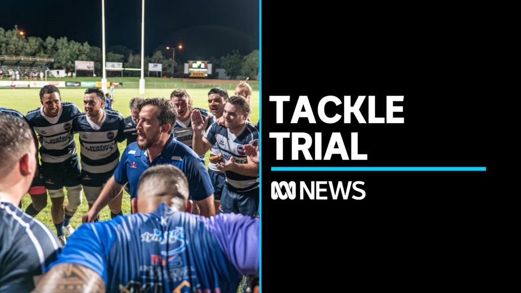 Rugby Australia to trial reducing legal tackle height - ABC News