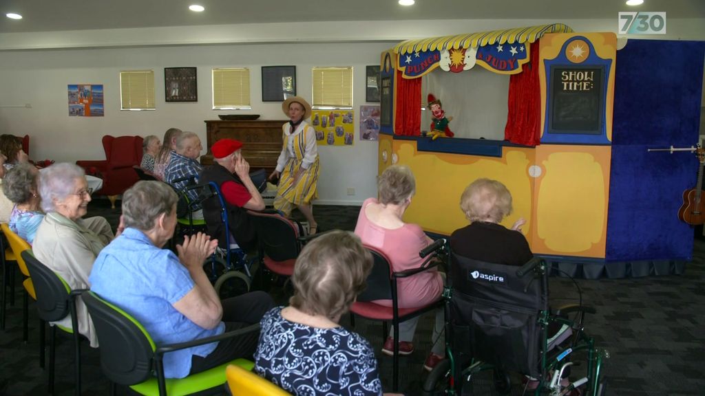 How puppetry is being used to enhance wellbeing in aged care residents ...