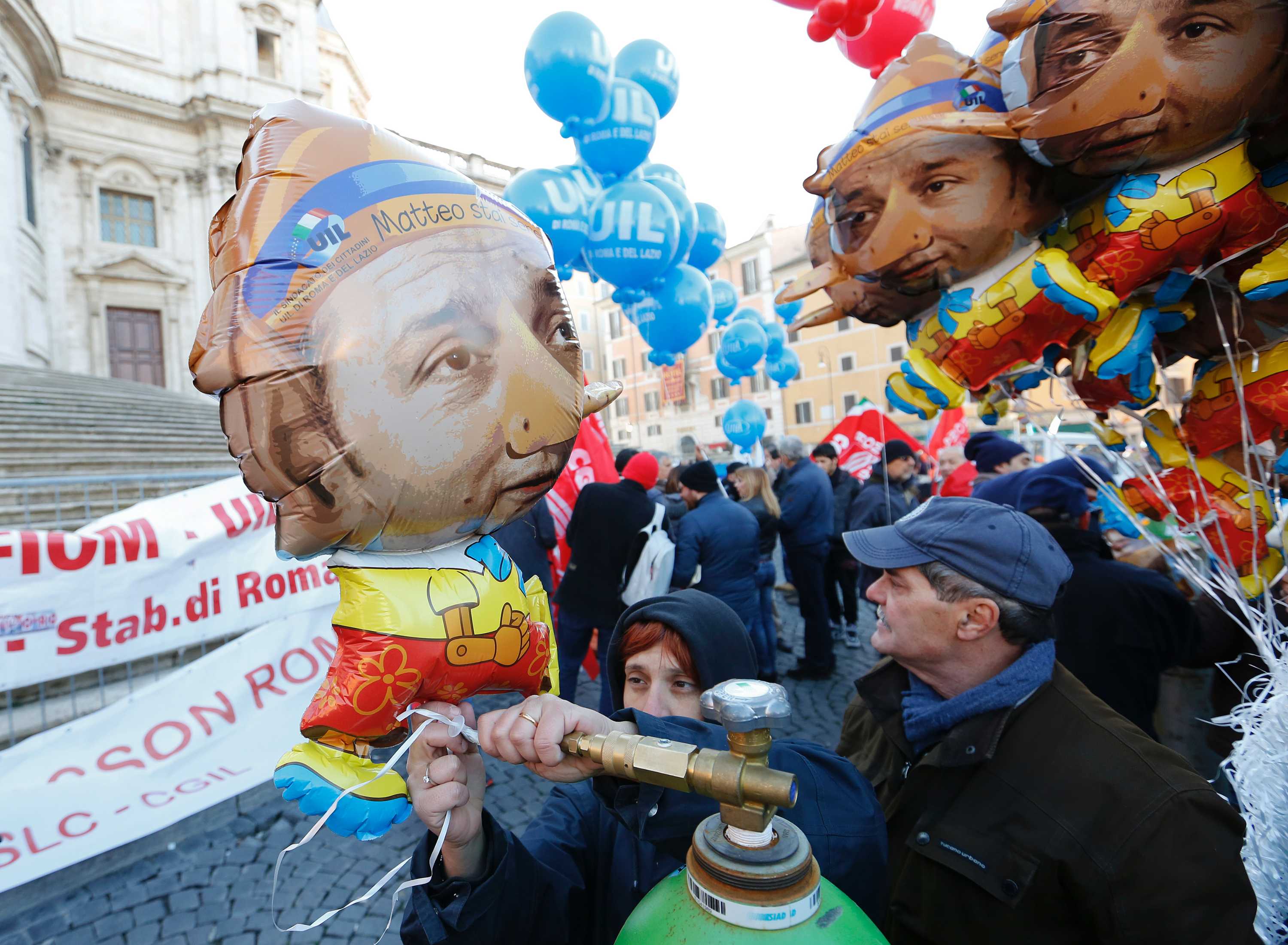 Italian workers protest against labour reforms as unemployment reaches ...