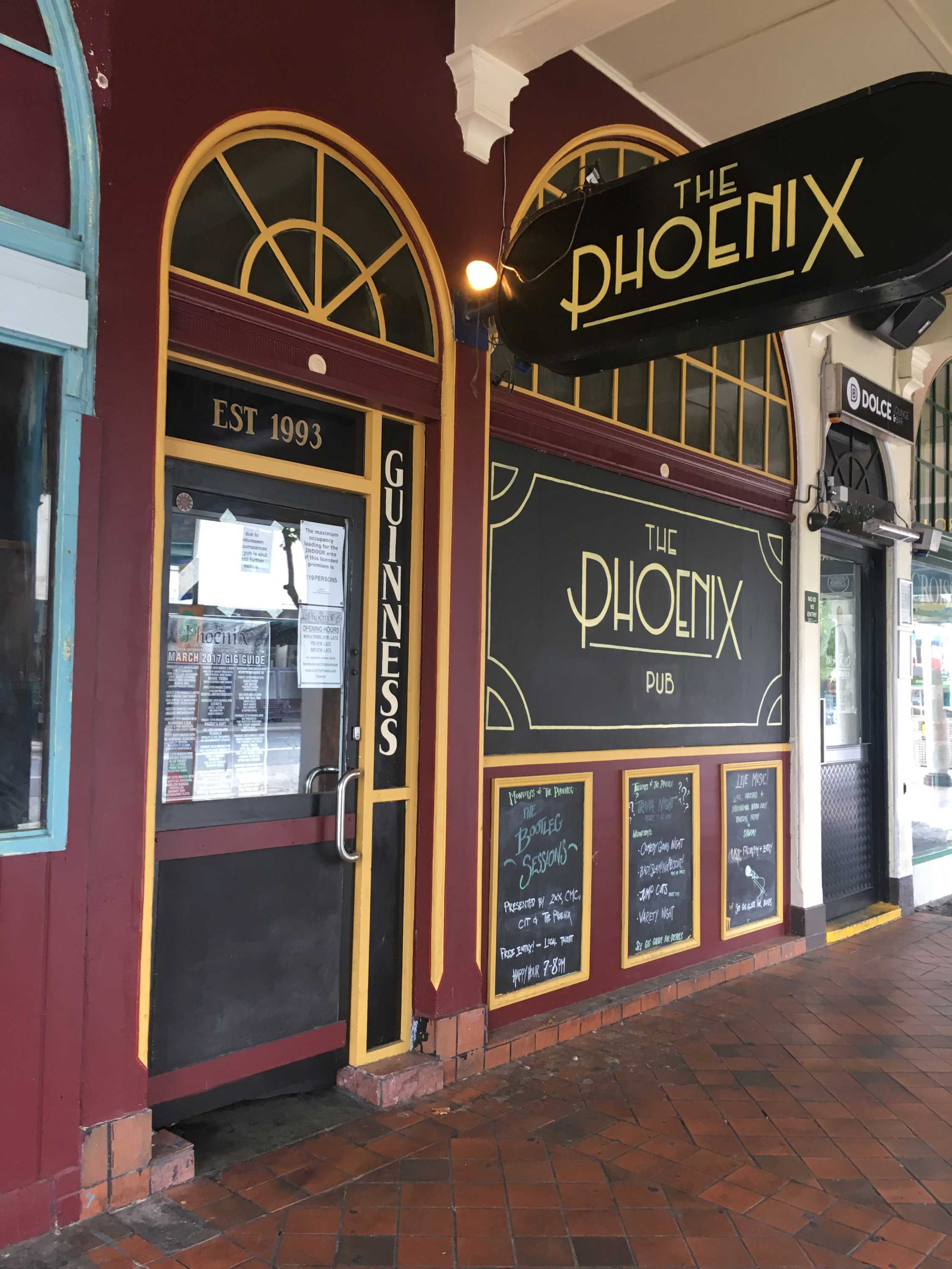 Phoenix pub closed due to 'unforeseen circumstances' leaving bands ...