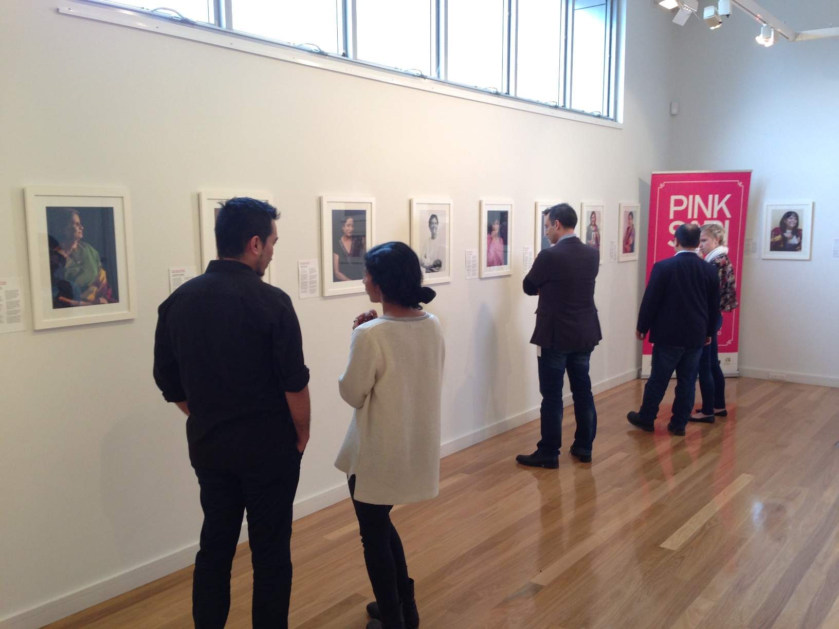 Portraits in Pink: Sari encourages mammograms among Indian and Sri ...