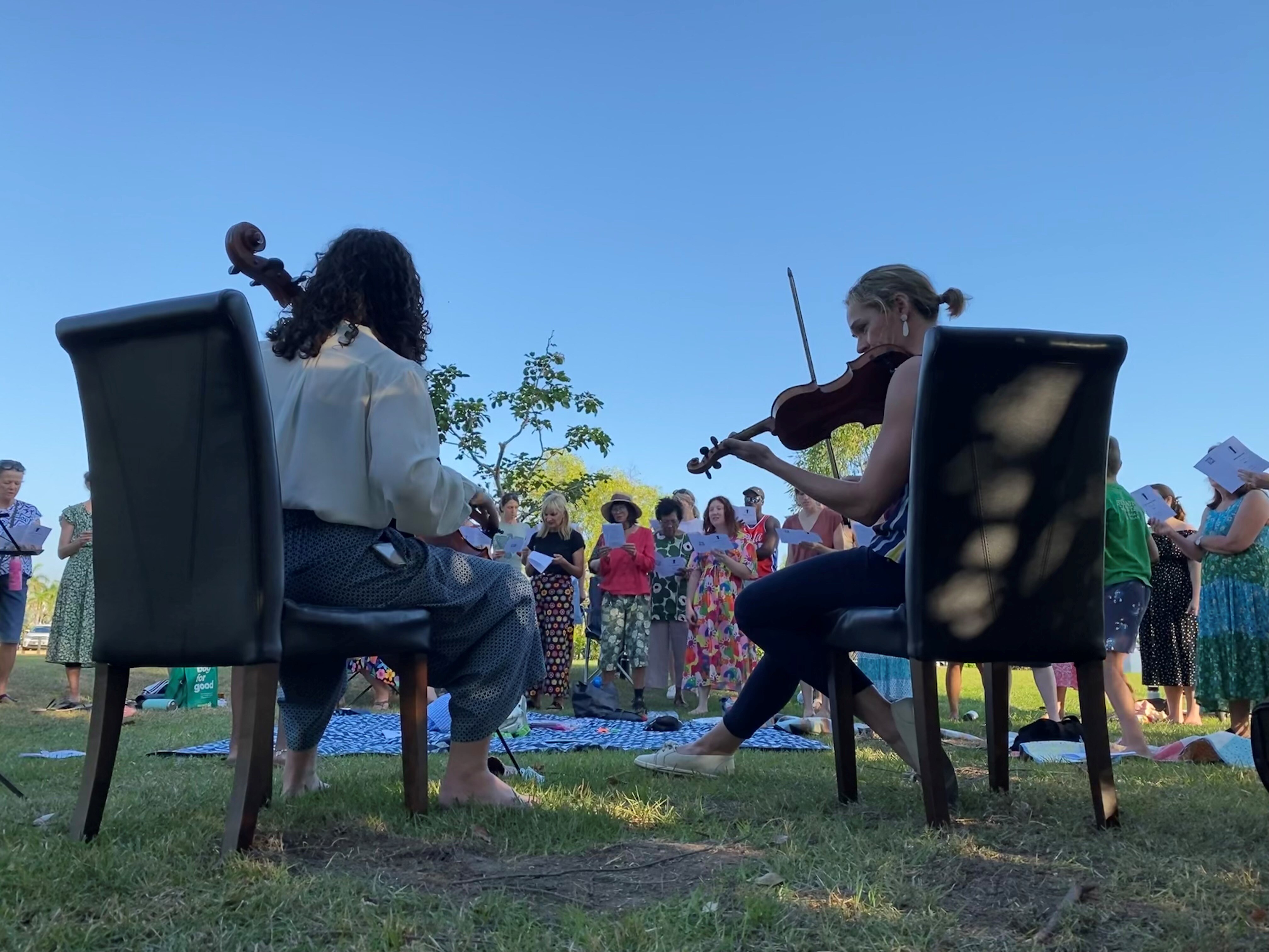 Sing to the sea: the Darwin beach choir - ABC listen