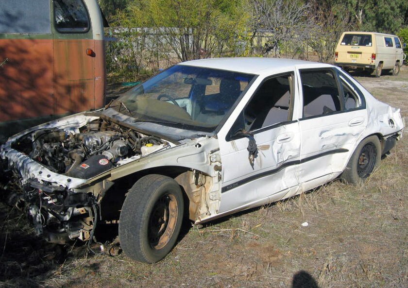 Hoon car trashed - ABC News