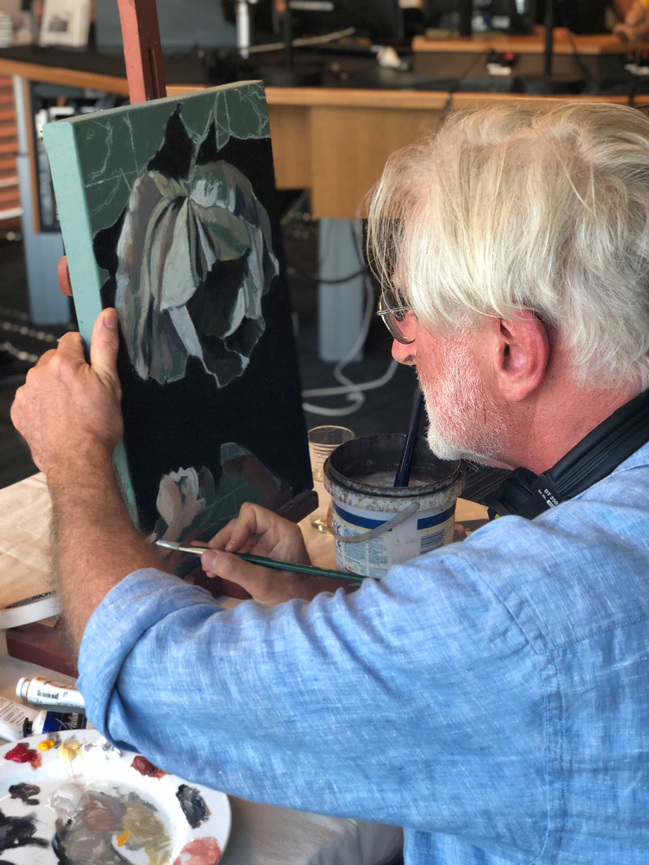 Why James Guppy paints modern businessmen in Dutch Golden Age gardens ...