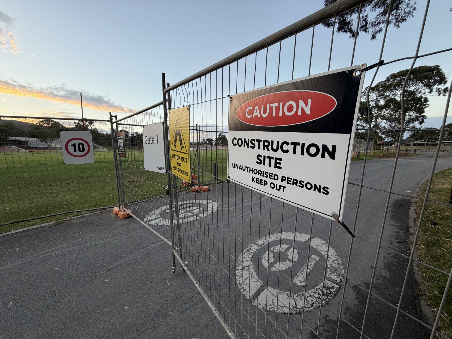 College fenced off to prevent abuse, divots and dog turds - ABC listen