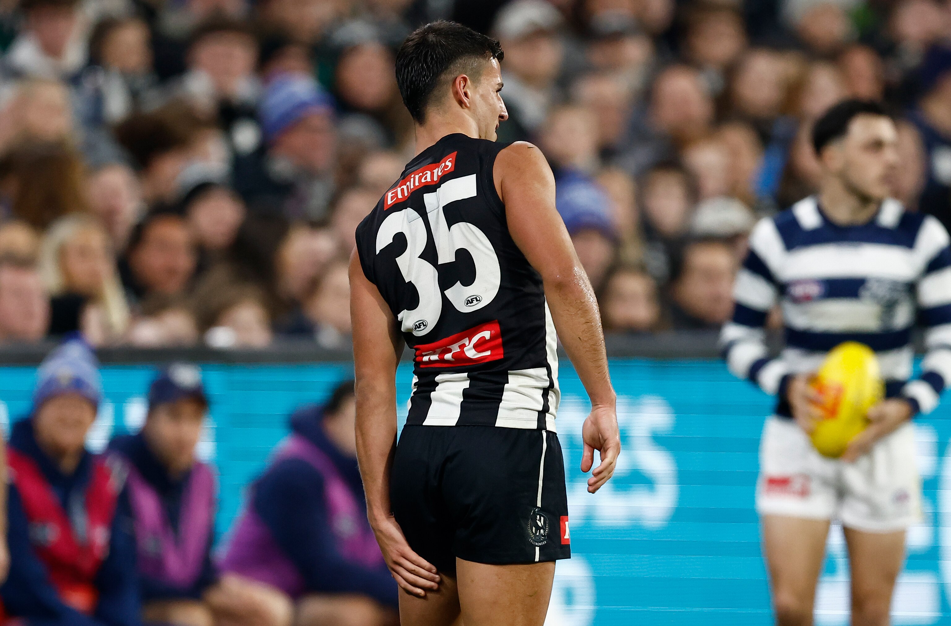 Collingwood's premiership defence on thin ice after being outmuscled by ...