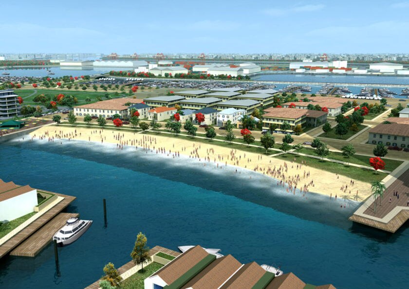Barnett pours cold water on Fremantle island project - ABC News