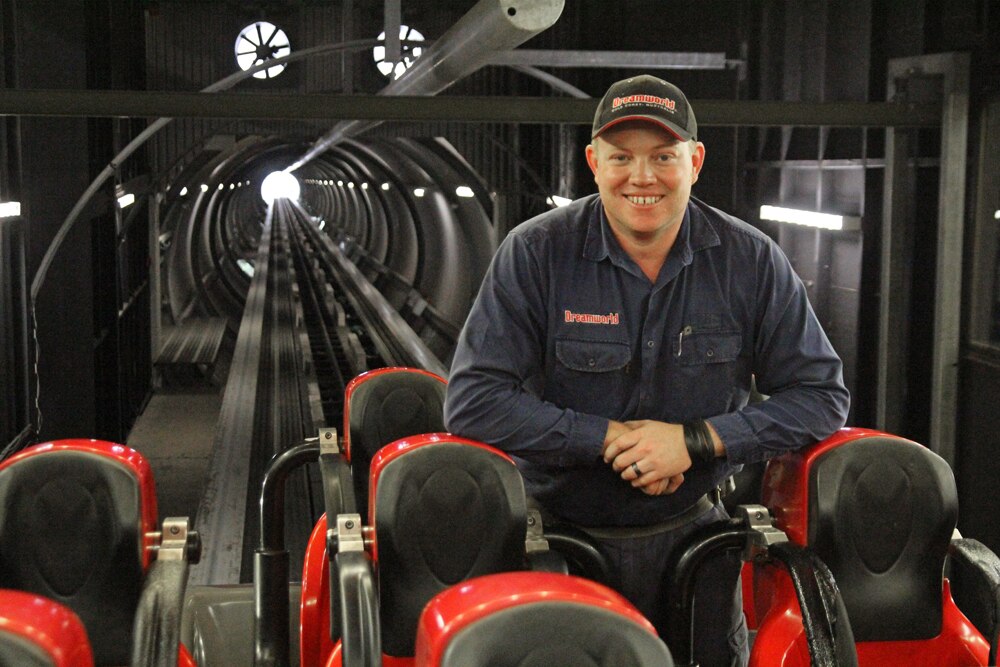 Roller-coaster life for theme park ride inspector testing his limits ...