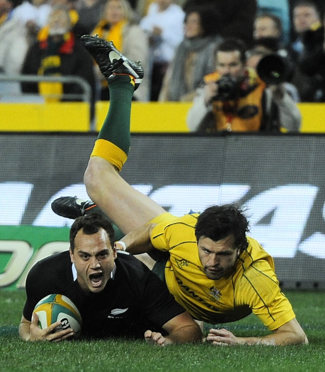 All Blacks draw first blood against Wallabies - ABC News