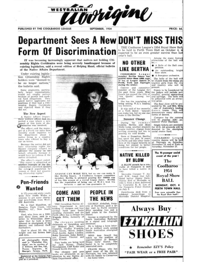 Perth CBD Prohibited Area: The Coolbaroo League - ABC Education