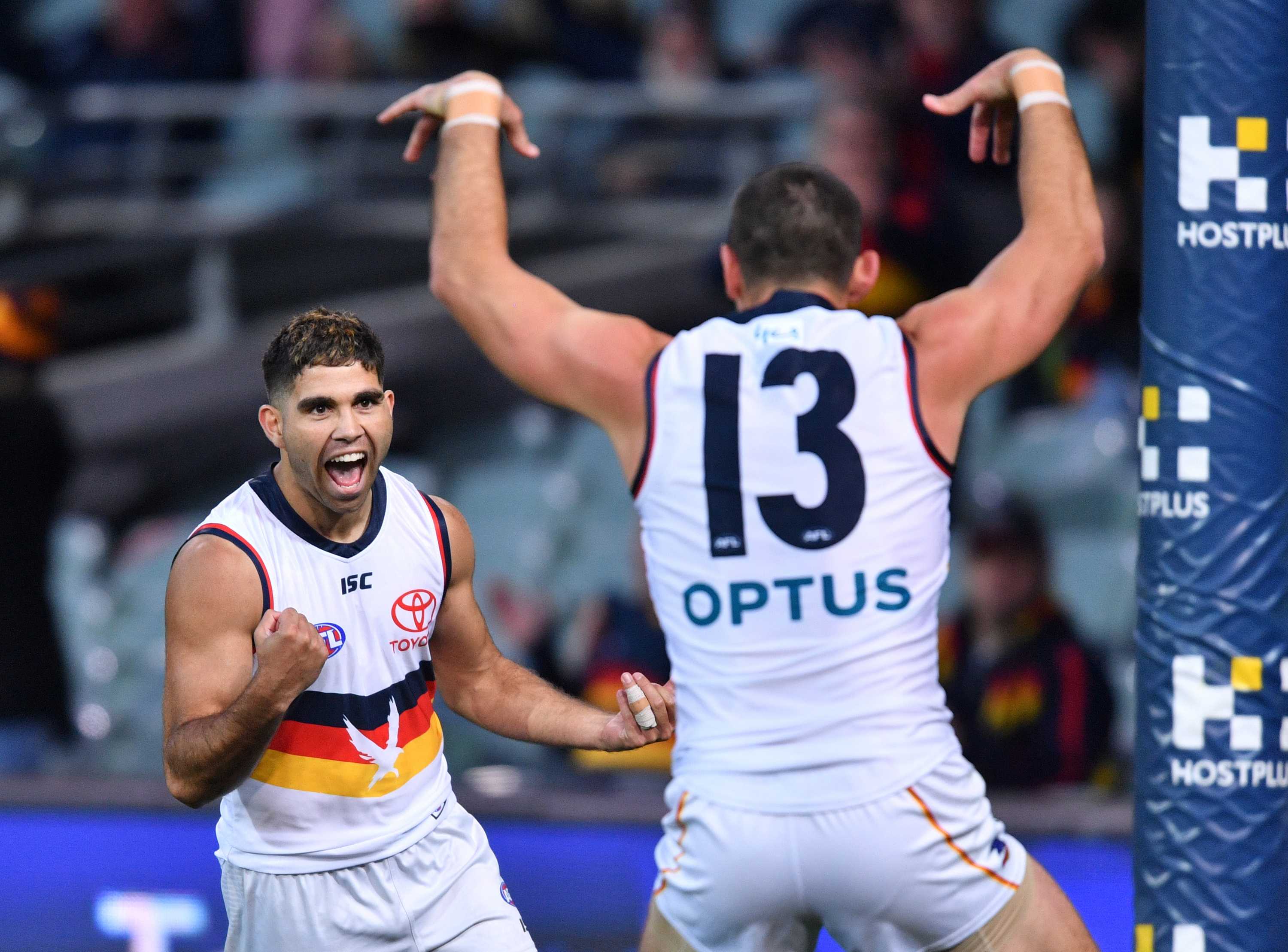 Adelaide Crows score first win of 2020 AFL season, beating Hawthorn by ...