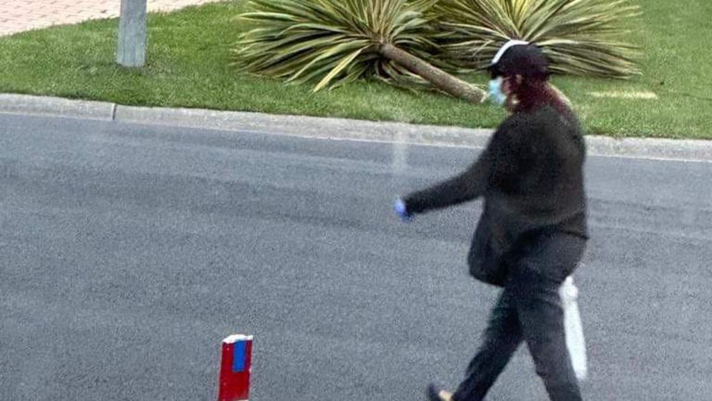 Footage of unidentified person delivering letters - ABC News
