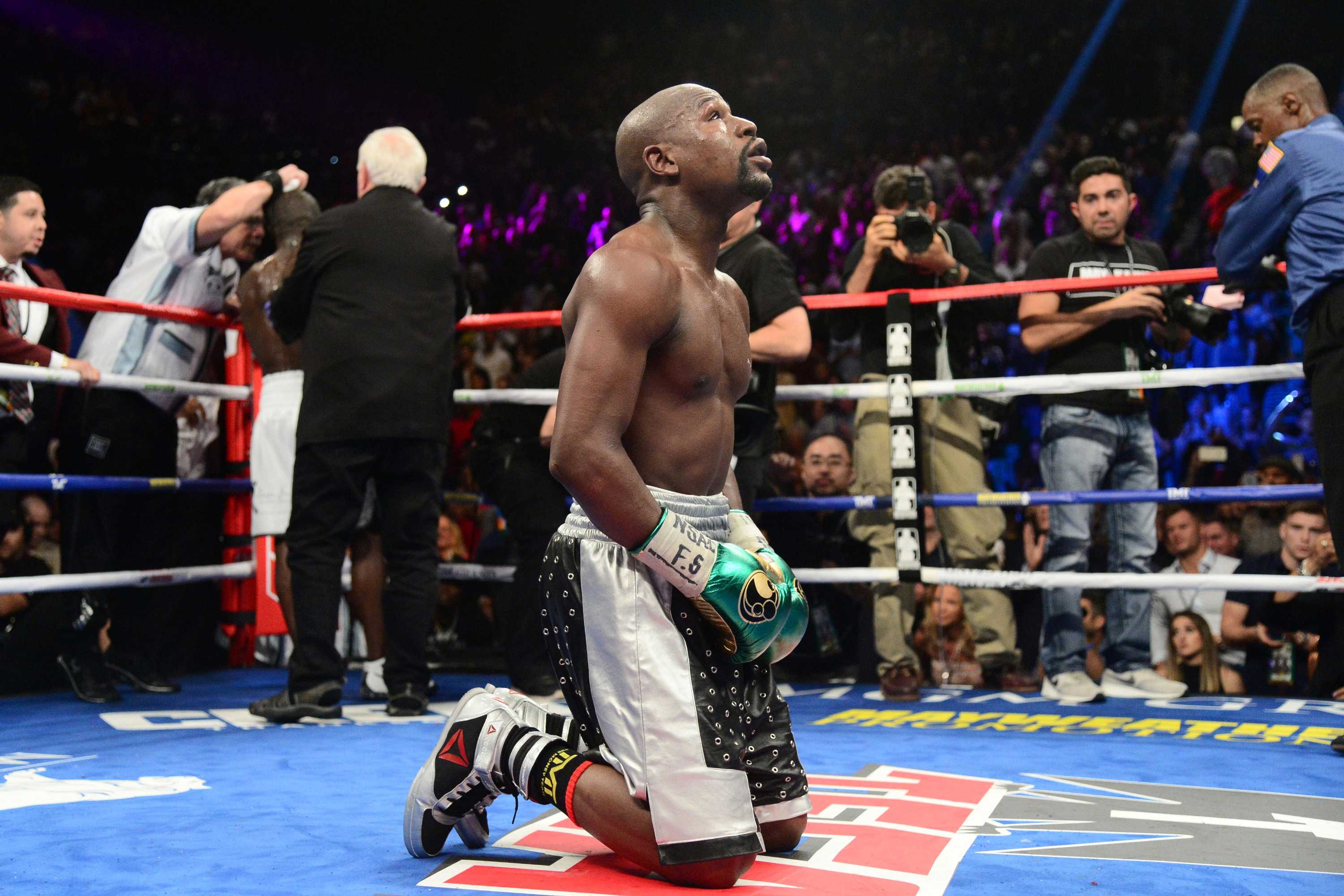 Floyd Mayweather beats Andre Berto in final fight, ends with perfect ...