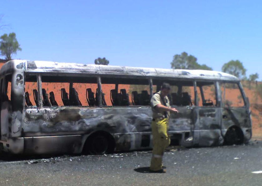Tourist bus bursts into flames - ABC News