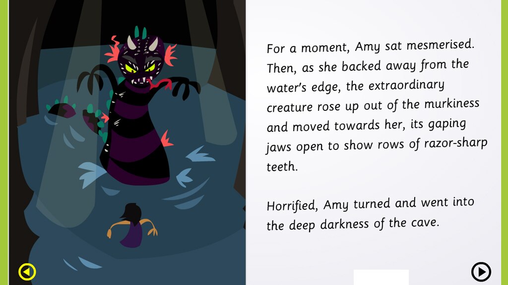 Super stories: The Sea Cave: verbs and adverbs - ABC Education
