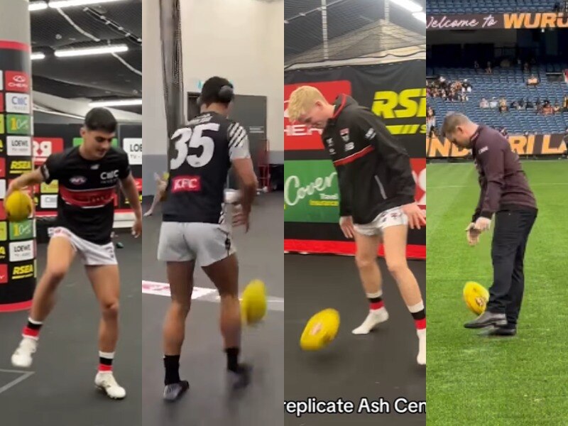 How Geelong champ Steve Johnson revolutionised kicking at goal in the ...