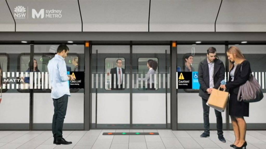 Animation of proposed Sydney Metro West rail line connecting Parramatta ...