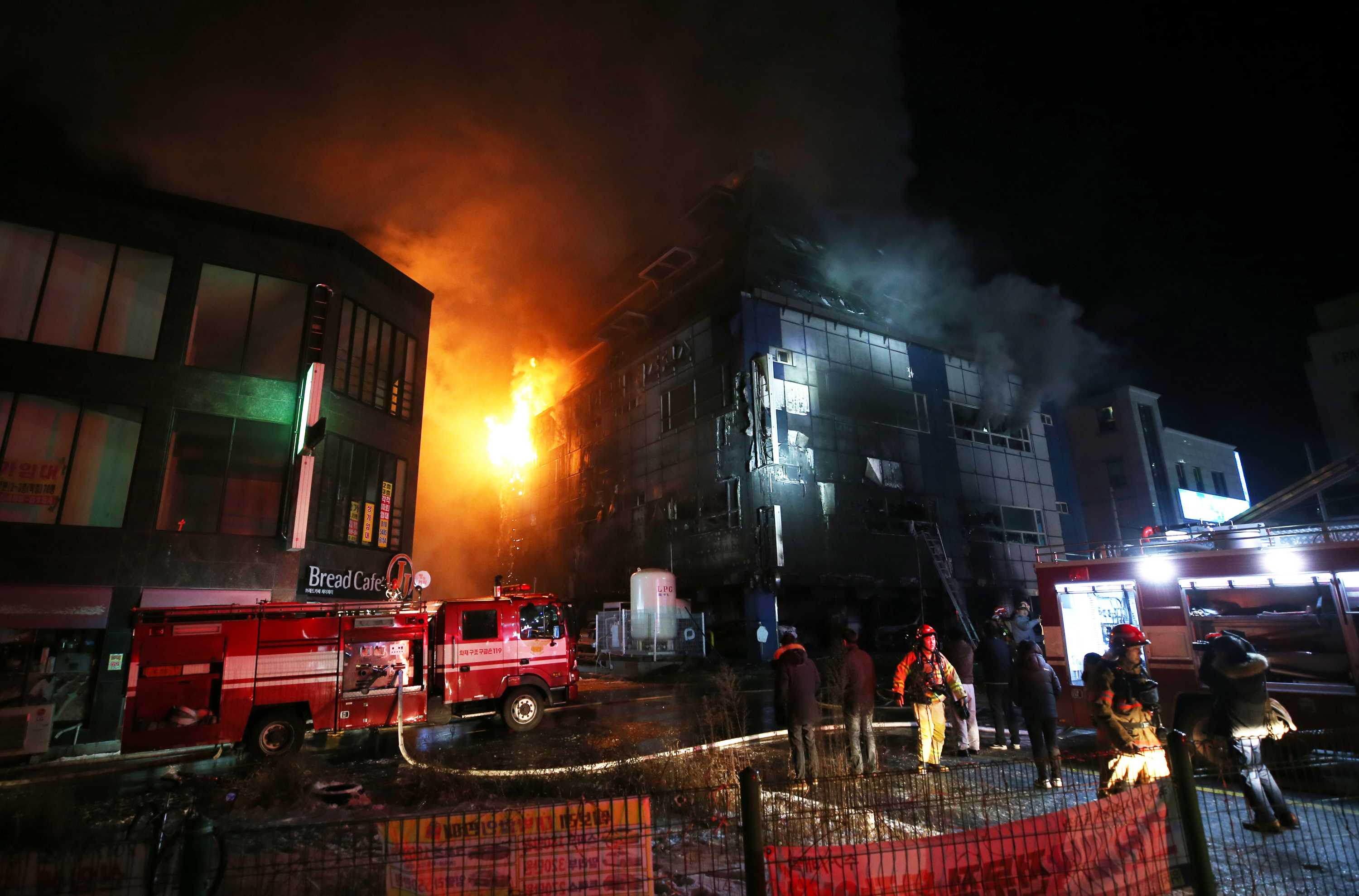 South Korea fire: 29 dead after eight-storey fitness centre erupts in ...