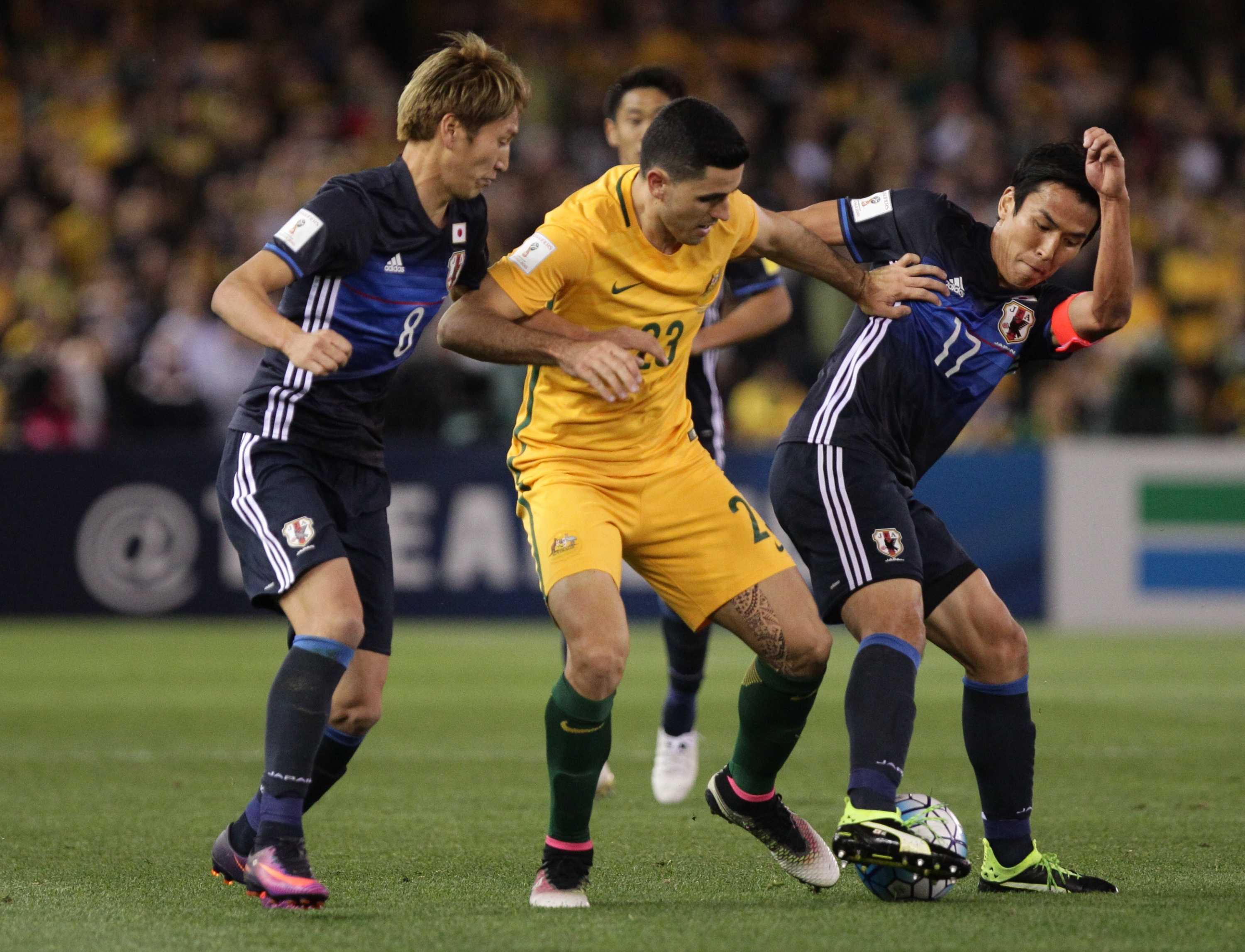 Socceroos and Japan battle to 1-1 draw in World Cup qualifier in ...