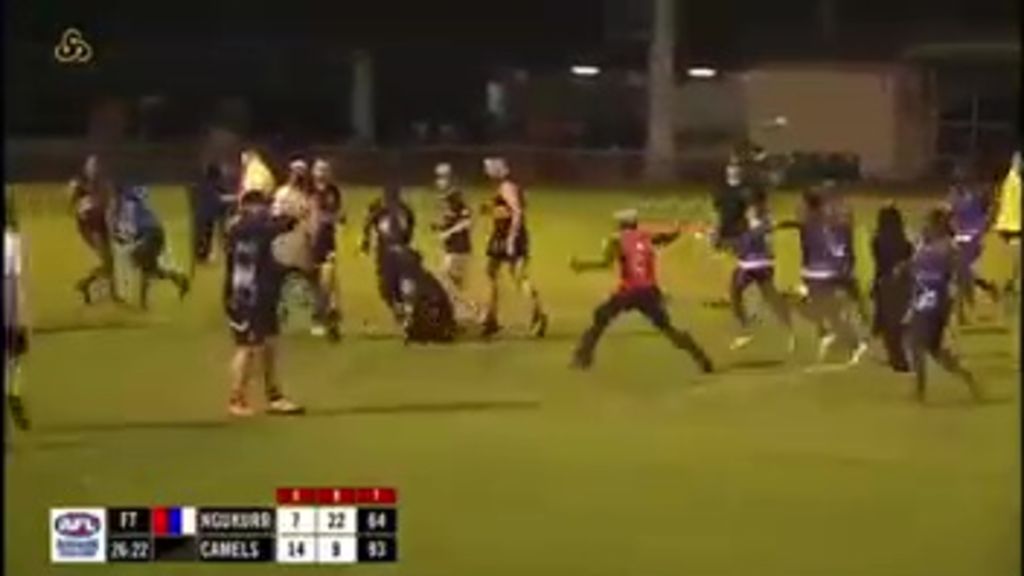 AFLNT charges players, bans spectators after grand final footy brawl in ...