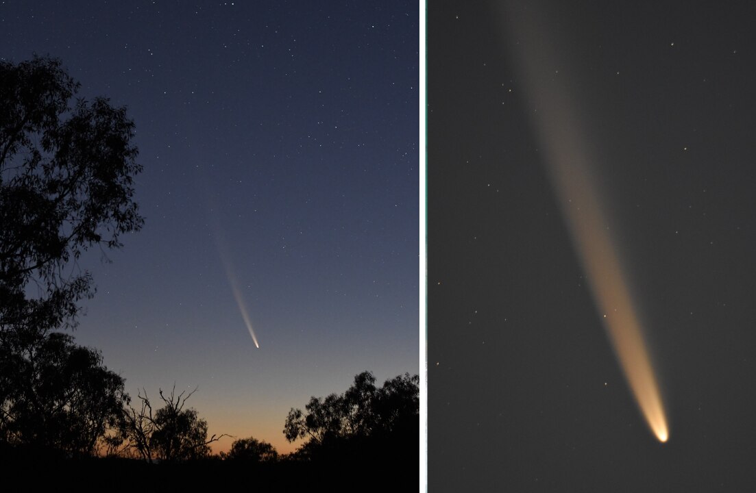Comet Tsuchinshan-ATLAS puts on a show for Australian ...