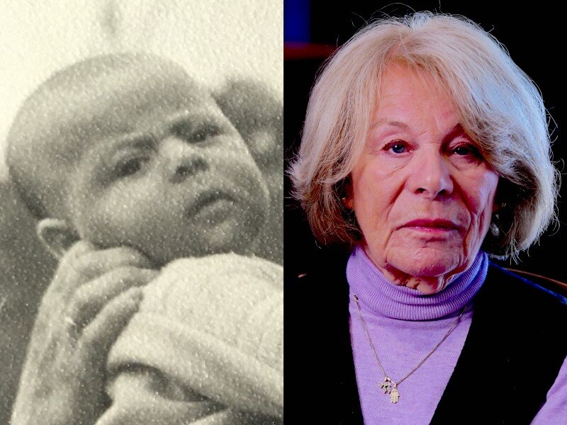 Holocaust survivor Eva Temple was months old when she was sent to a ...