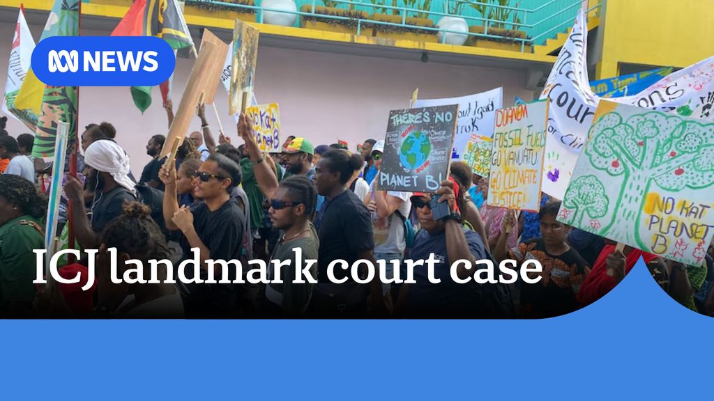 ICJ hears testimony over impact of climate change - ABC News