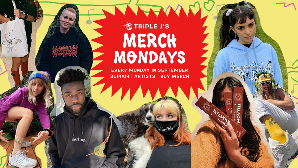 Here's where to get merch from 100+ local artists on triple j Unearthed